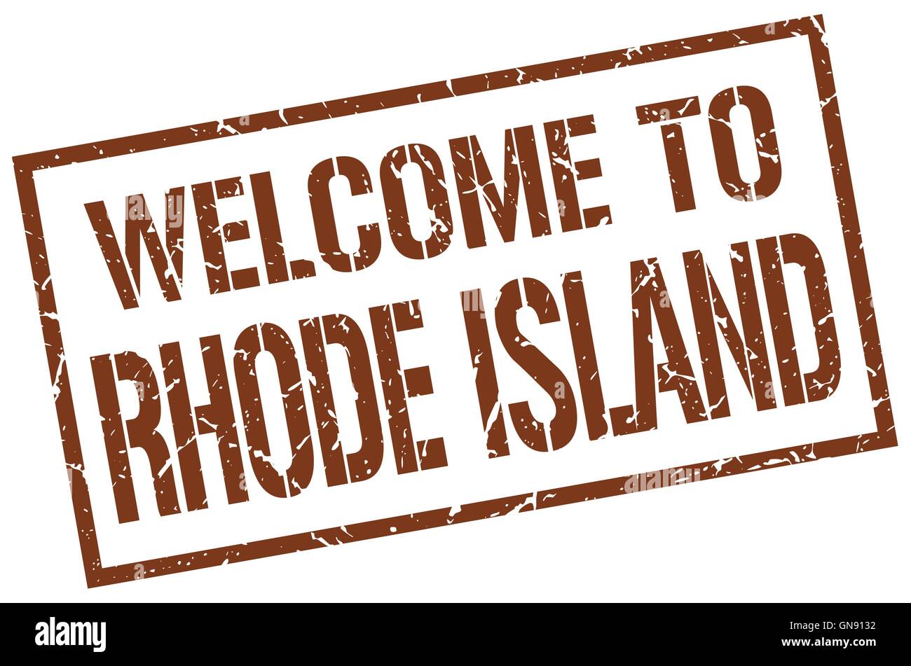 Rhode island stamp vector vectors hi-res stock photography and images ...