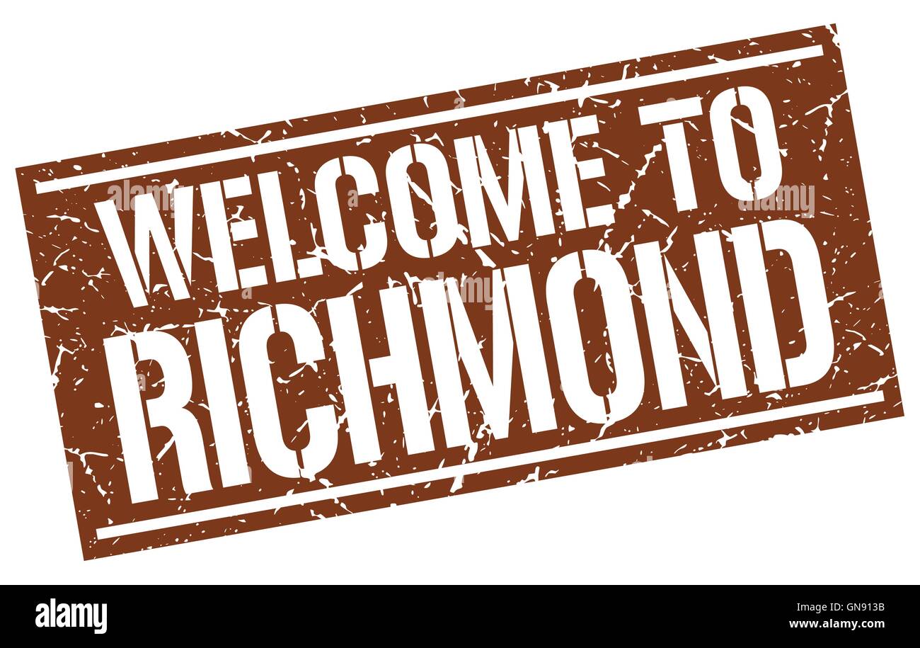 welcome to Richmond stamp Stock Vector Image & Art - Alamy