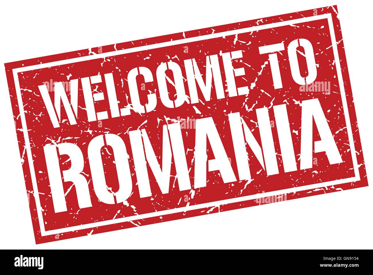 Welcome to romania Stock Vector Images - Alamy