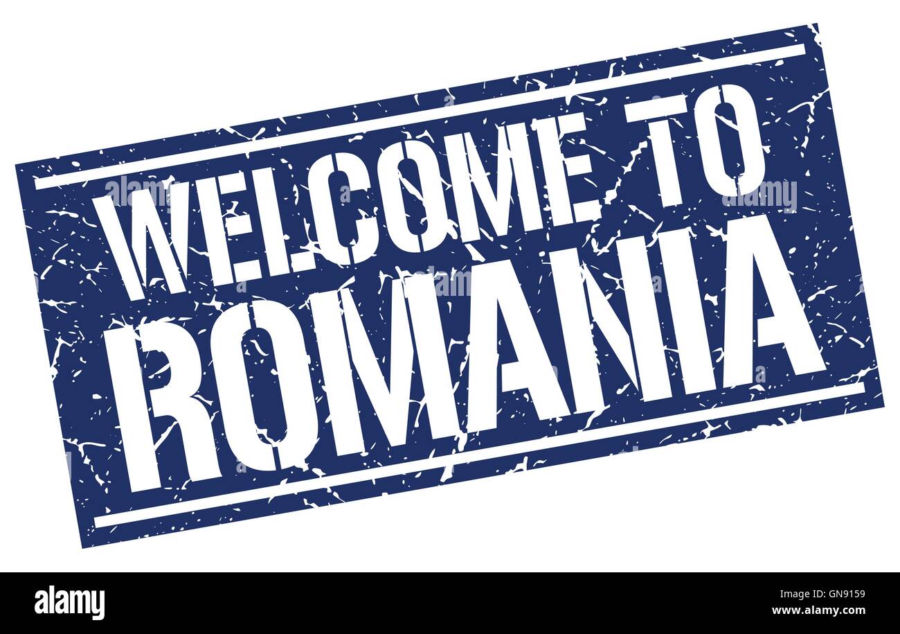 Welcome to romania Stock Vector Images - Alamy