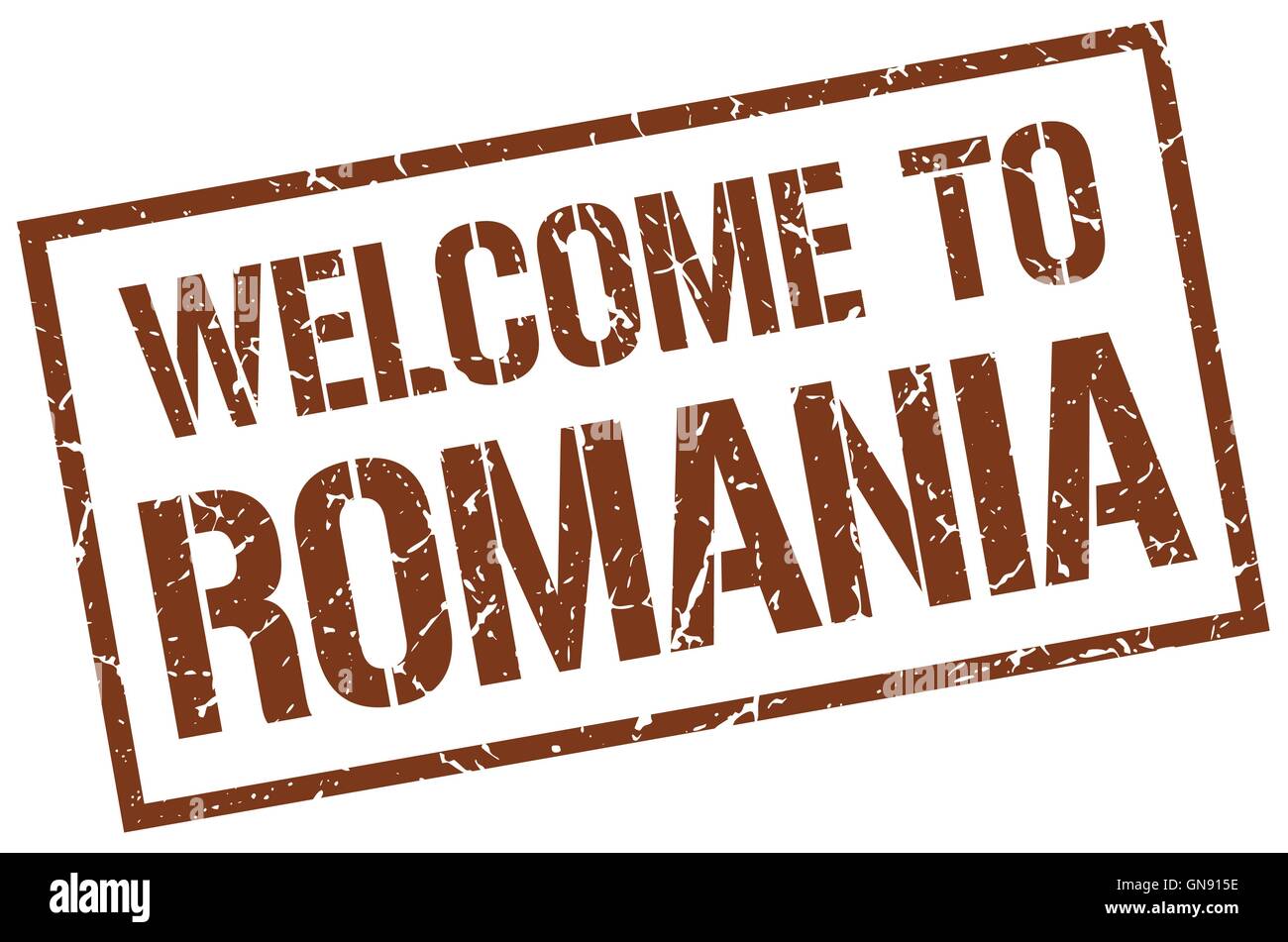 Welcome to romania Stock Vector Images - Alamy
