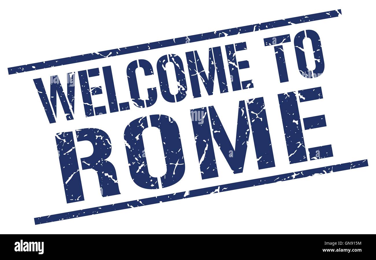 Welcome to rome Cut Out Stock Images & Pictures - Alamy