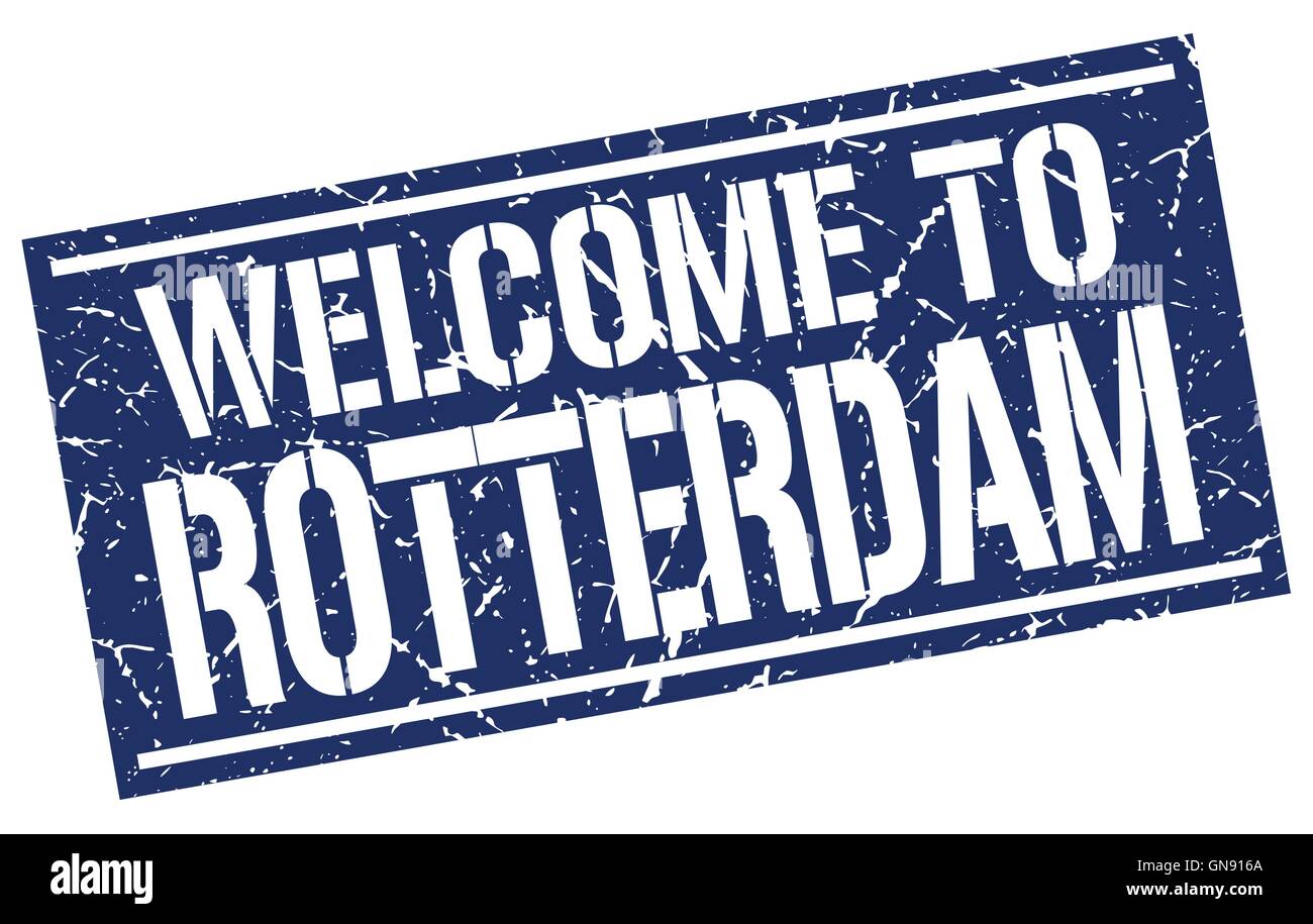 welcome to Rotterdam stamp Stock Vector Image & Art - Alamy