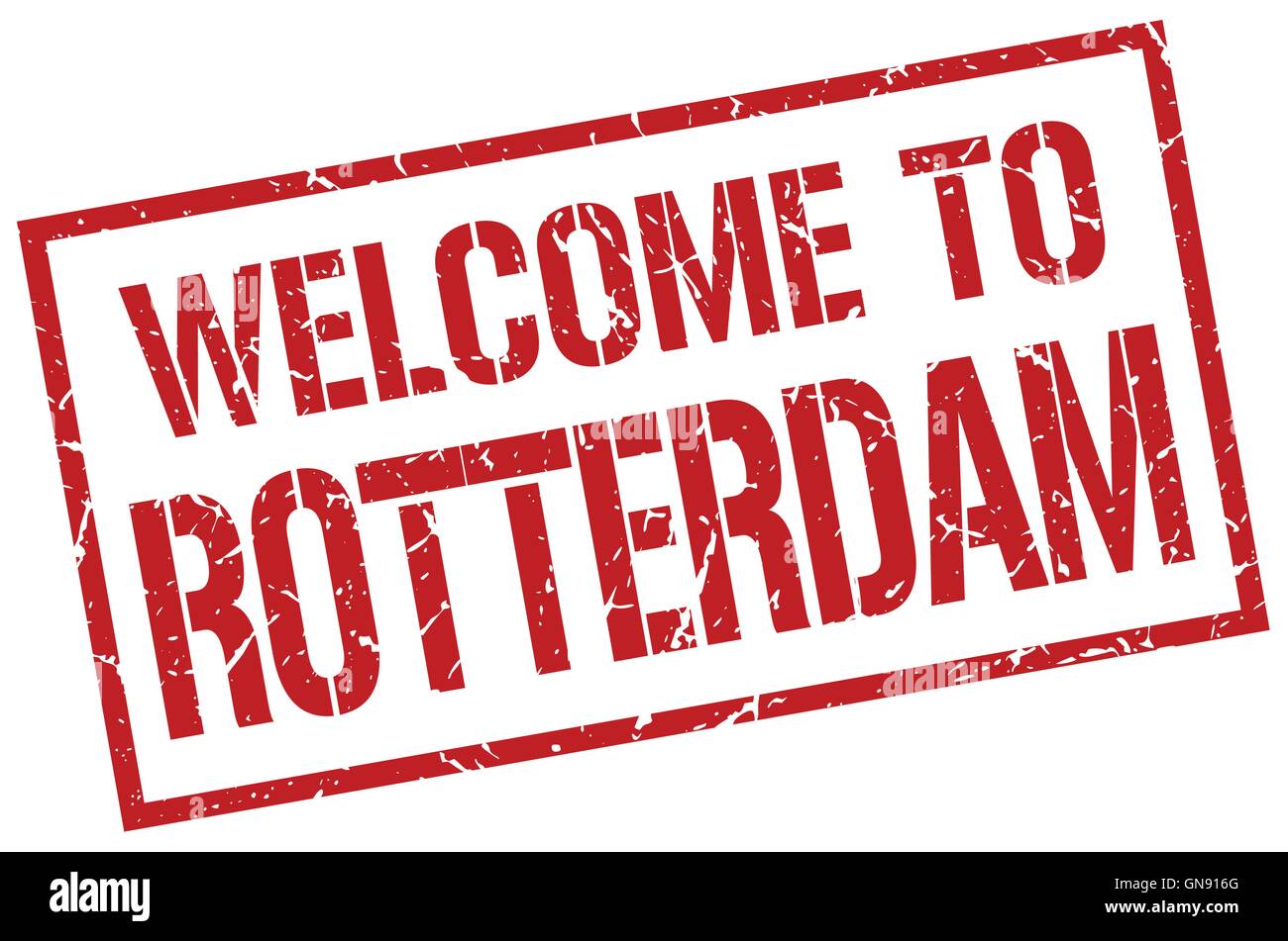welcome to Rotterdam stamp Stock Vector Image & Art - Alamy