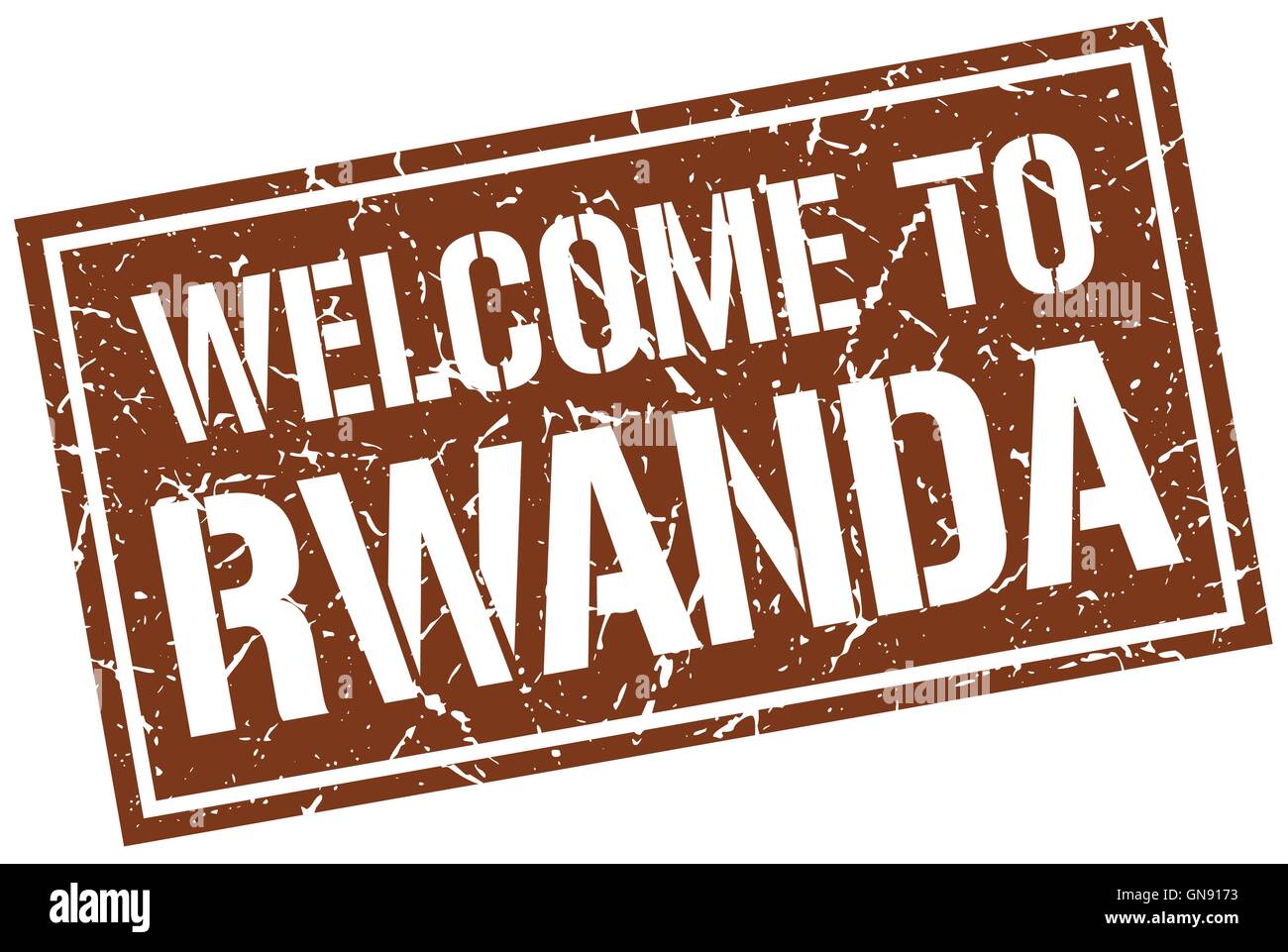 welcome to Rwanda stamp Stock Vector Image & Art - Alamy