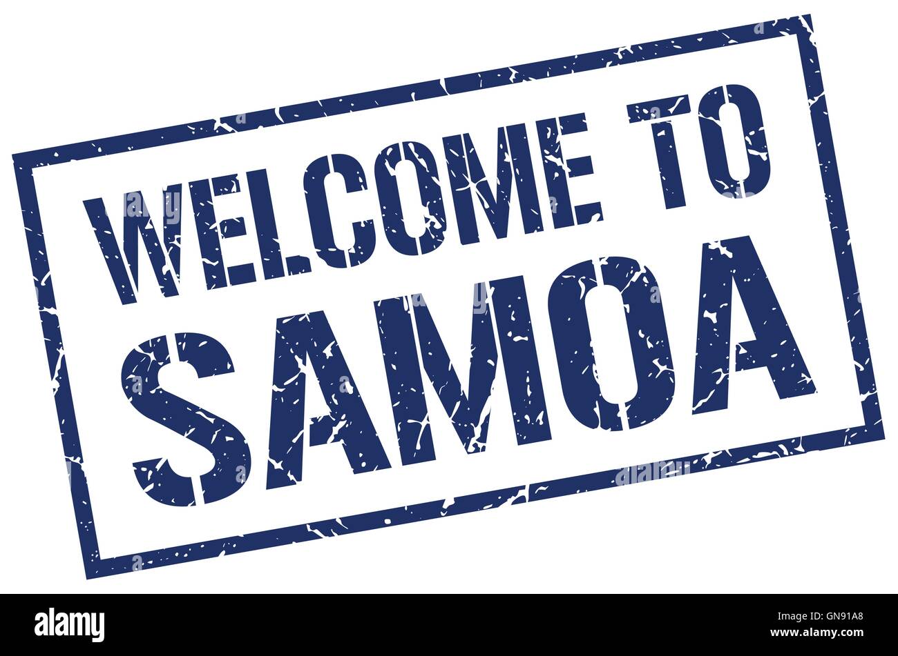 Samoa stamp Stock Vector Images - Alamy