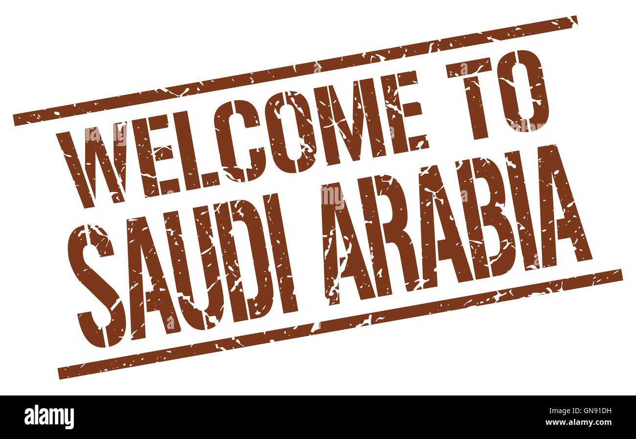 Welcome to saudi arabia Stock Vector Images - Alamy