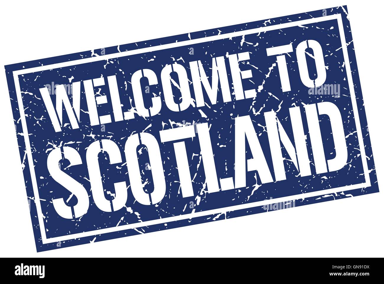 Welcome to scotland Stock Vector Images - Alamy