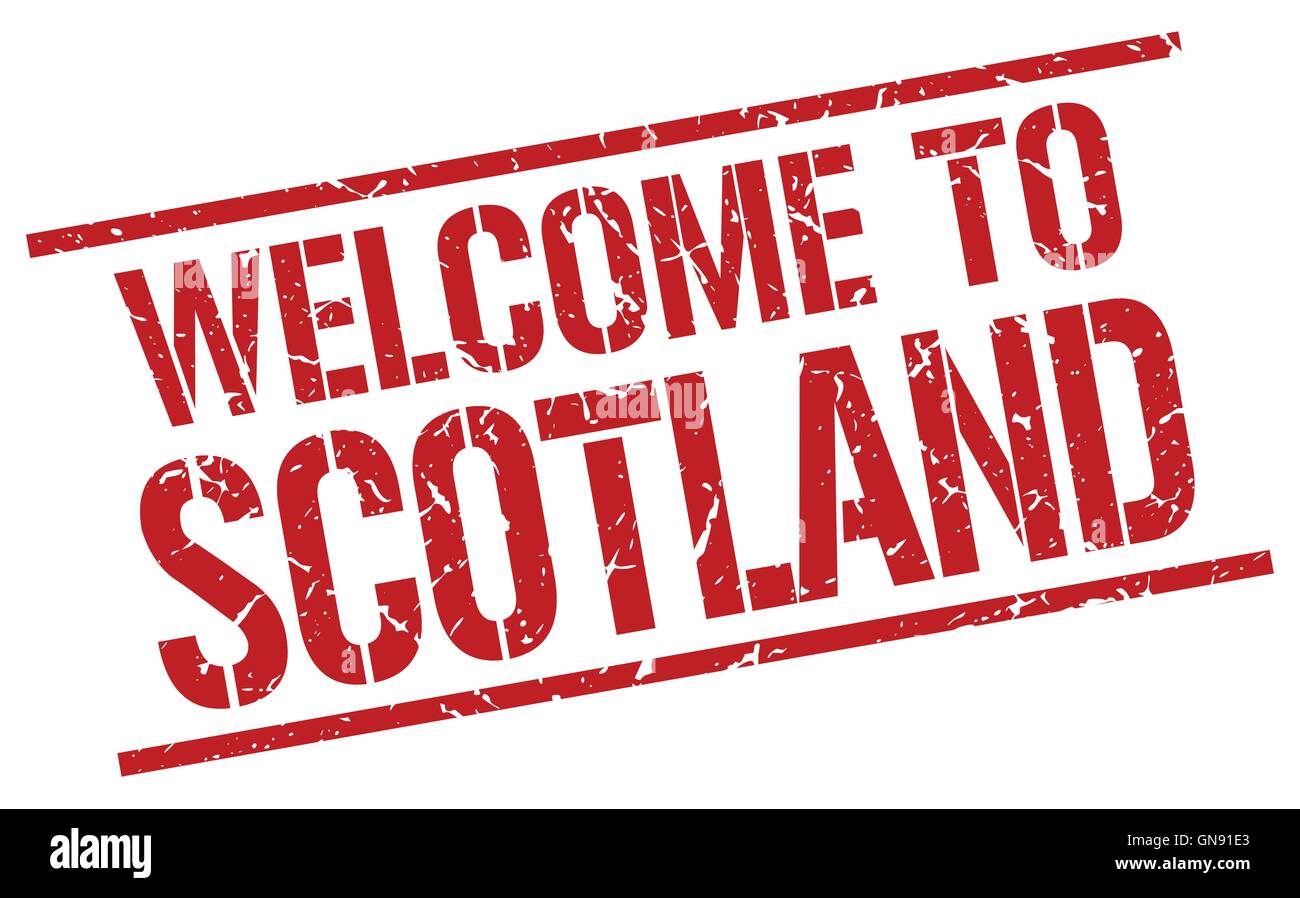 Welcome scotland Stock Vector Images - Alamy