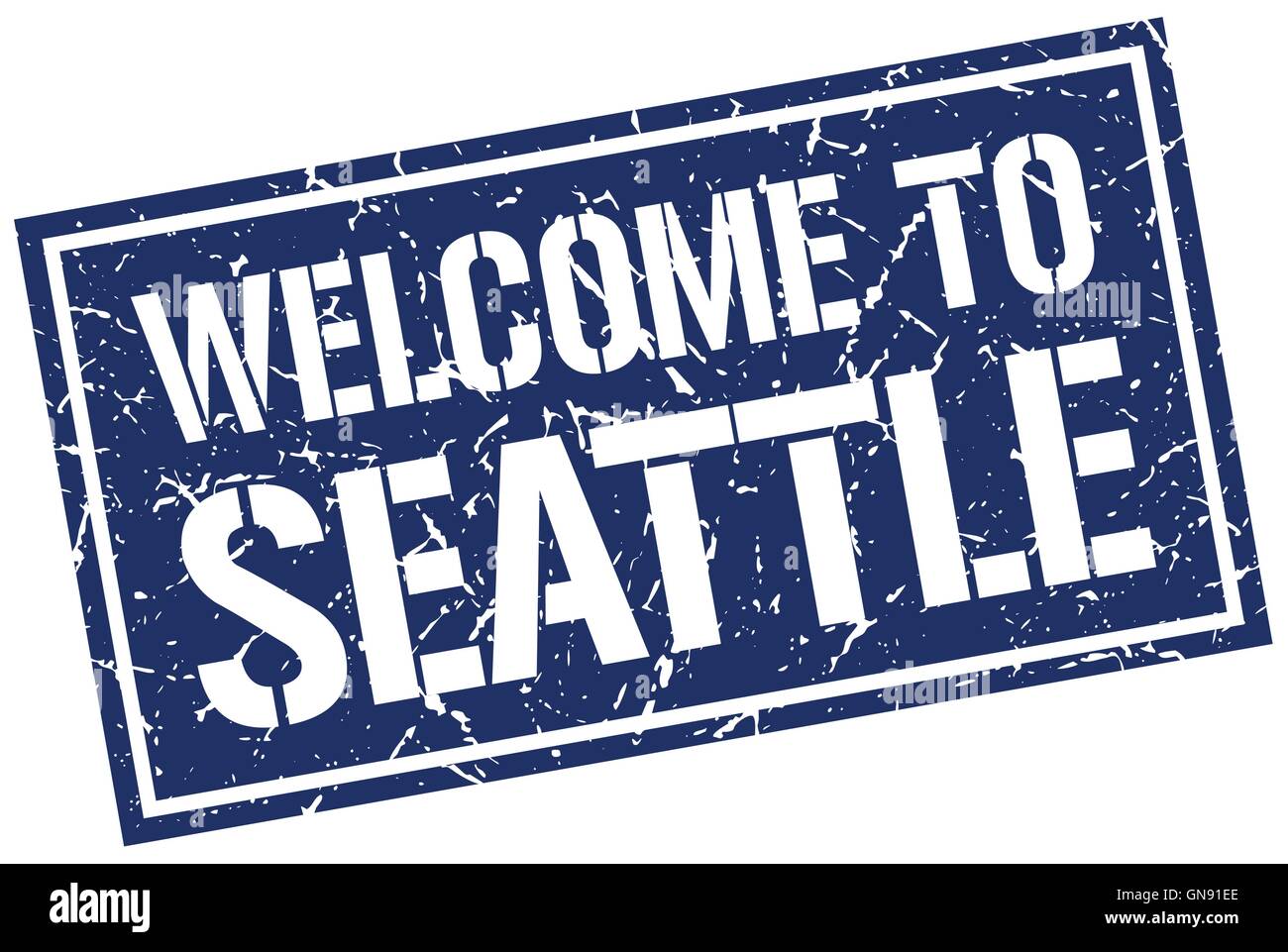 welcome to Seattle stamp Stock Vector Image & Art - Alamy