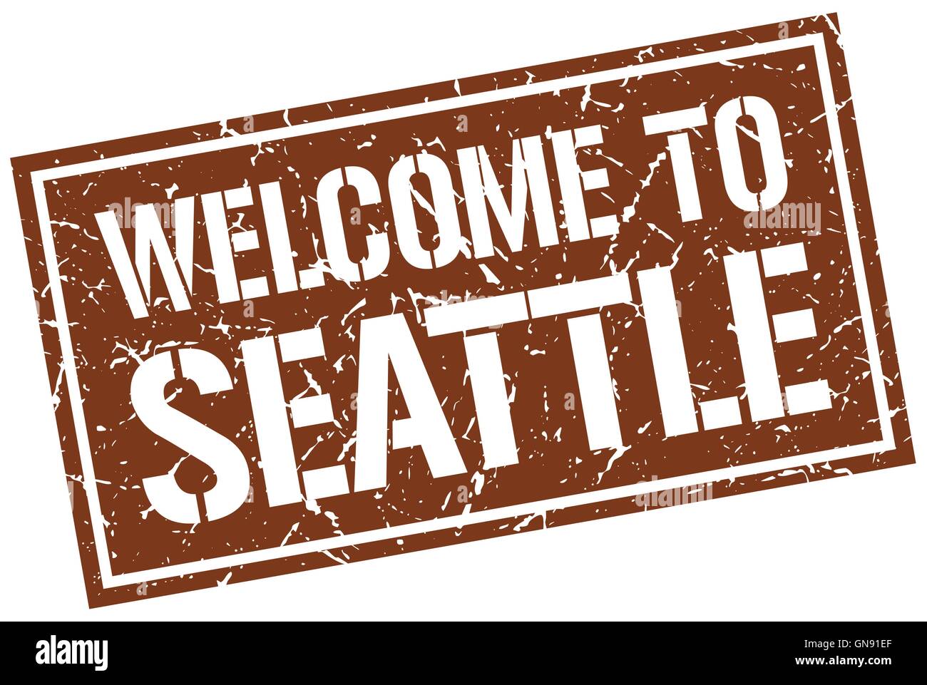 welcome to Seattle stamp Stock Vector Image & Art - Alamy