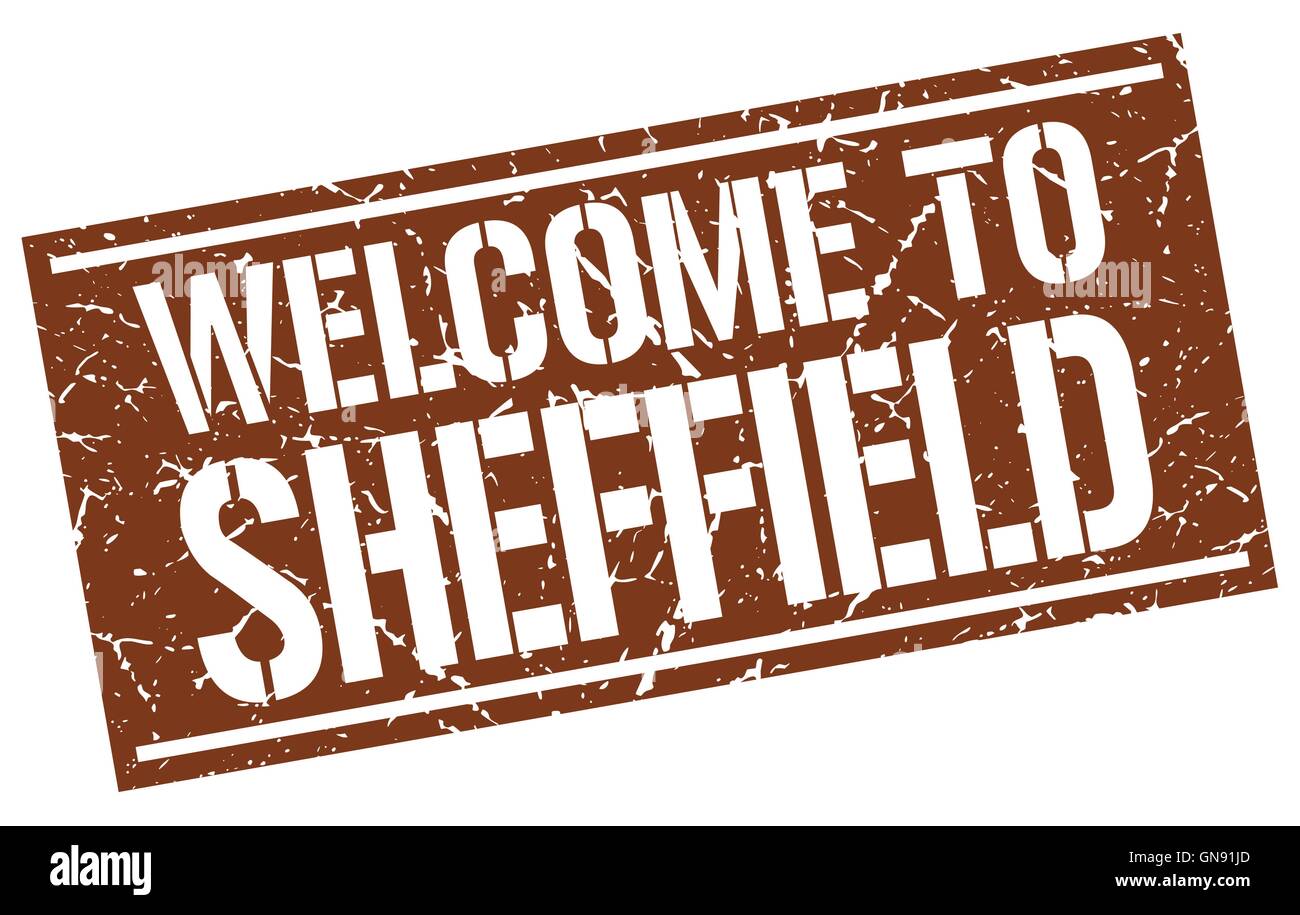 welcome to Sheffield stamp Stock Vector Image & Art - Alamy