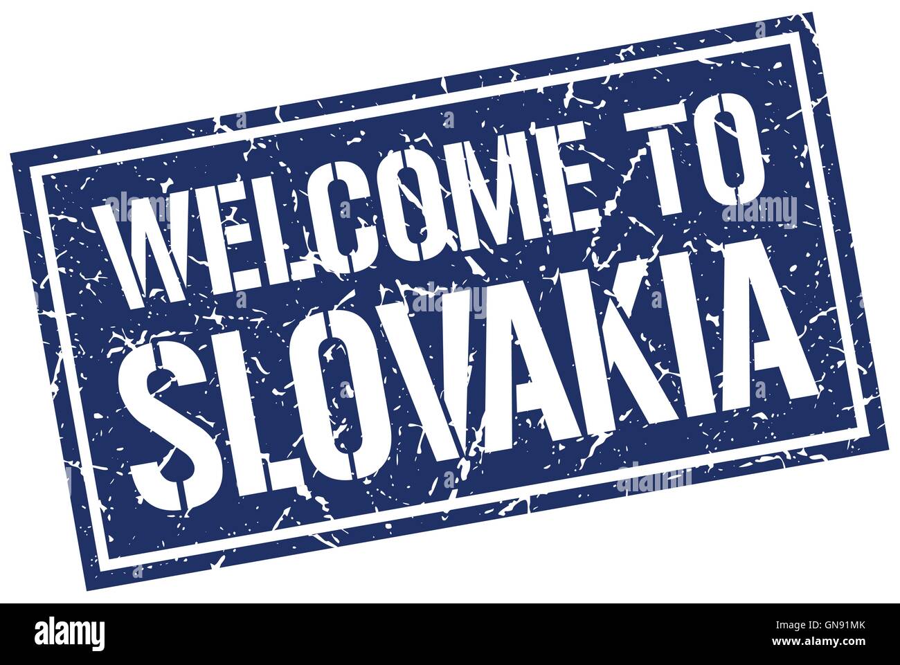 welcome to Slovakia stamp Stock Vector Image & Art - Alamy