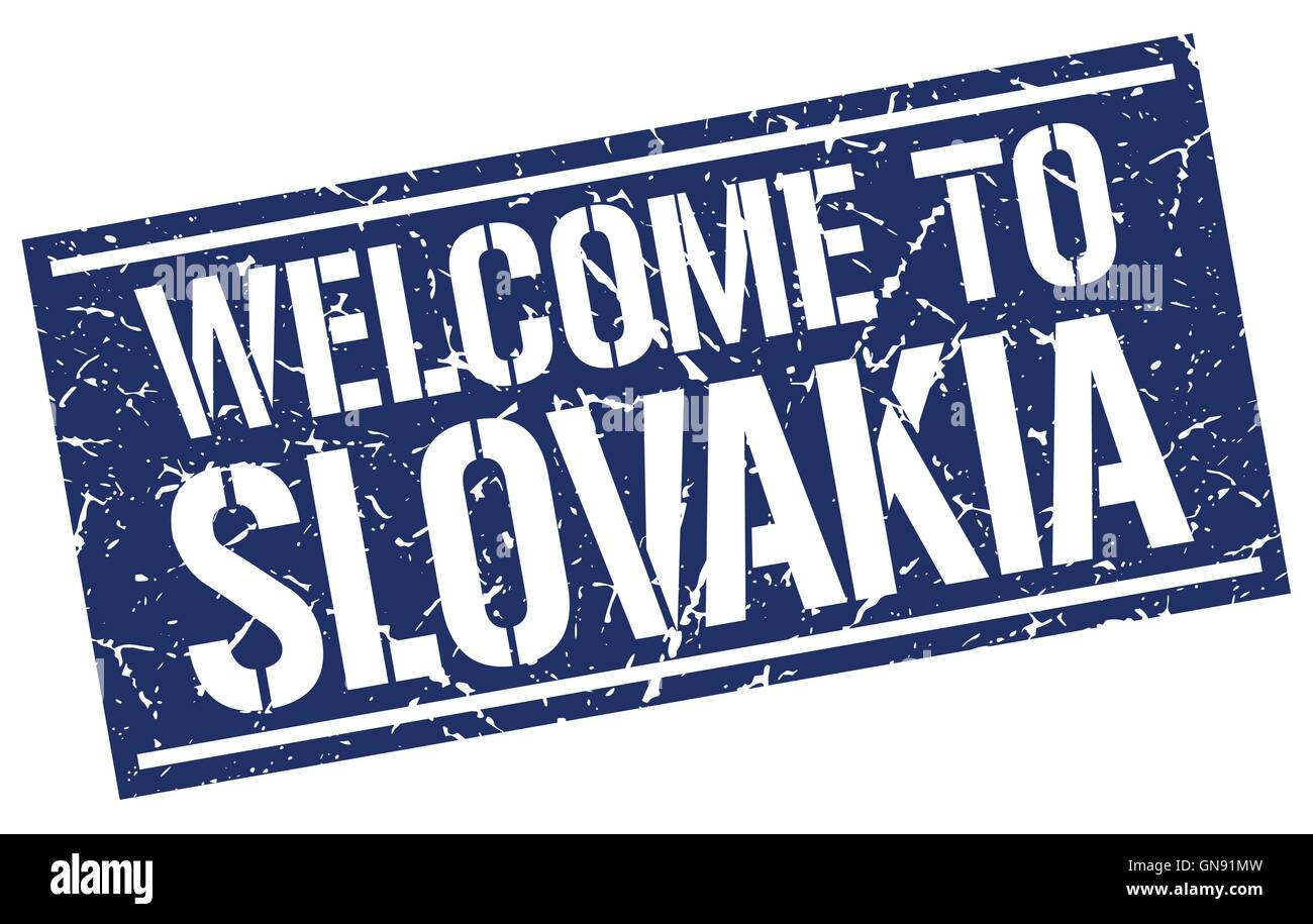 Welcome to slovakia Stock Vector Images - Alamy
