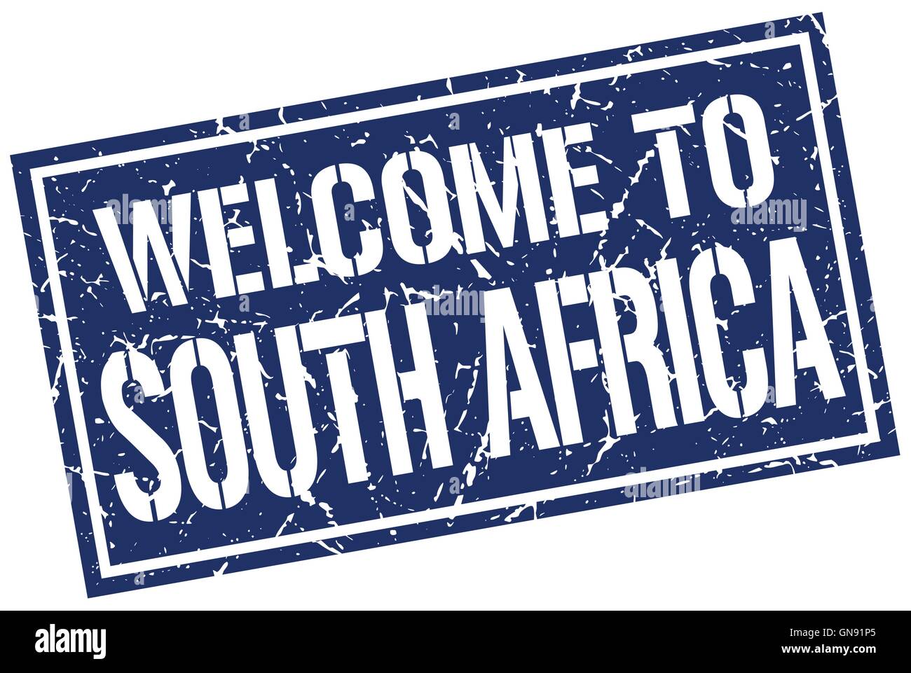welcome to South Africa stamp Stock Vector Image & Art - Alamy
