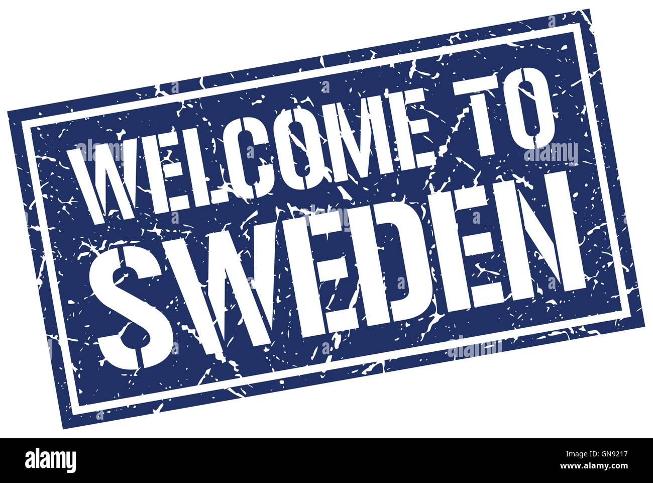 welcome to Sweden stamp Stock Vector Image & Art - Alamy