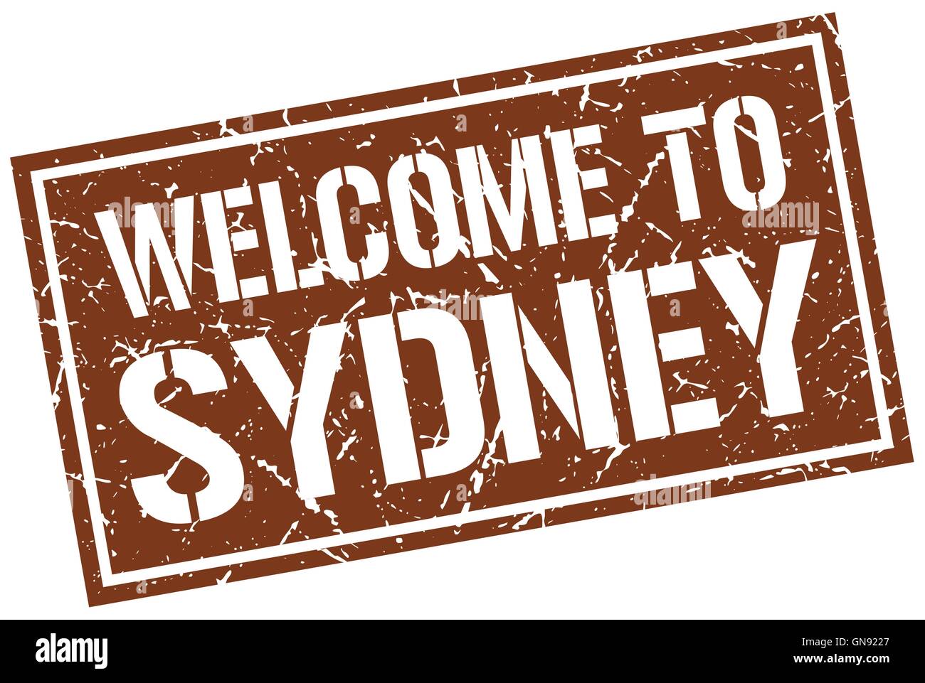 welcome to Sydney stamp Stock Vector Image & Art - Alamy