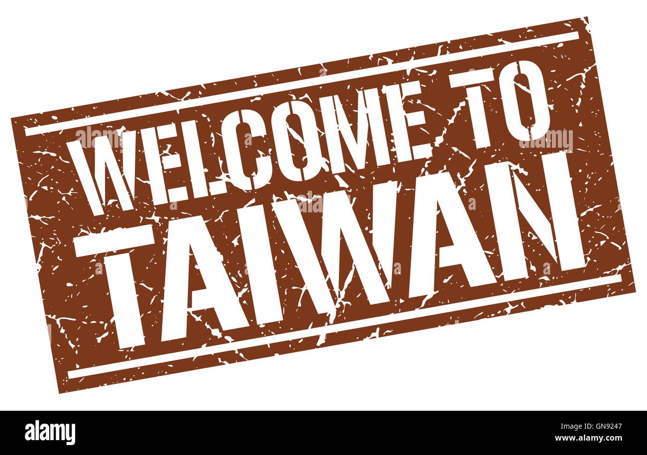 welcome to Taiwan stamp Stock Vector Image & Art - Alamy