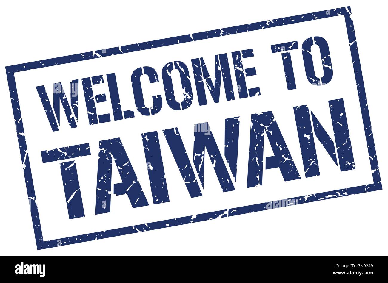 welcome to Taiwan stamp Stock Vector Image & Art - Alamy
