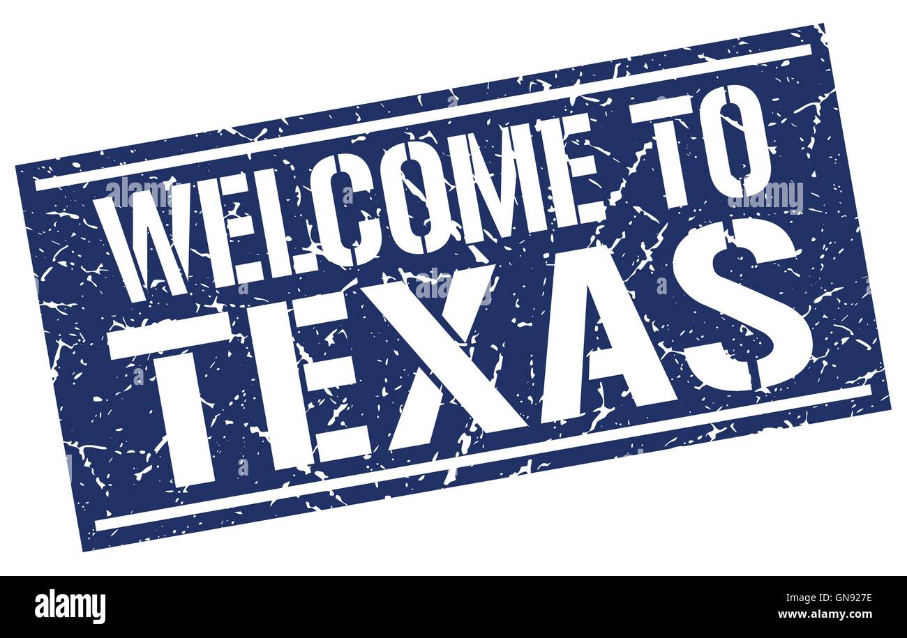 welcome to Texas stamp Stock Vector Image & Art - Alamy