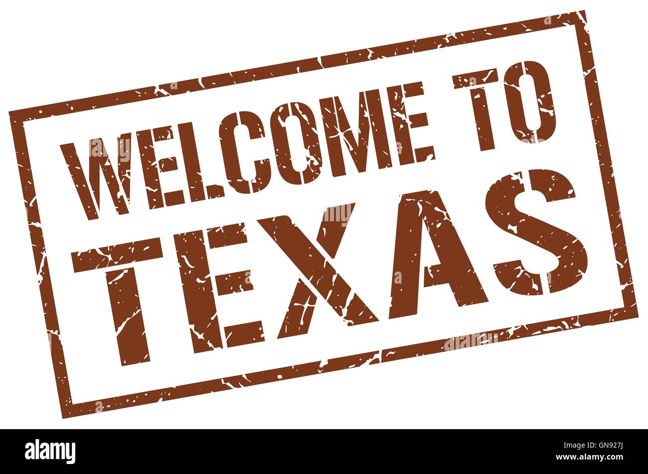 welcome to Texas stamp Stock Vector Image & Art - Alamy