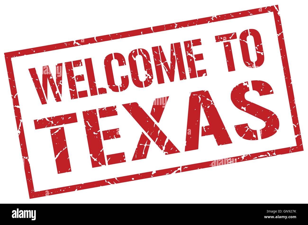 welcome to Texas stamp Stock Vector Image & Art - Alamy