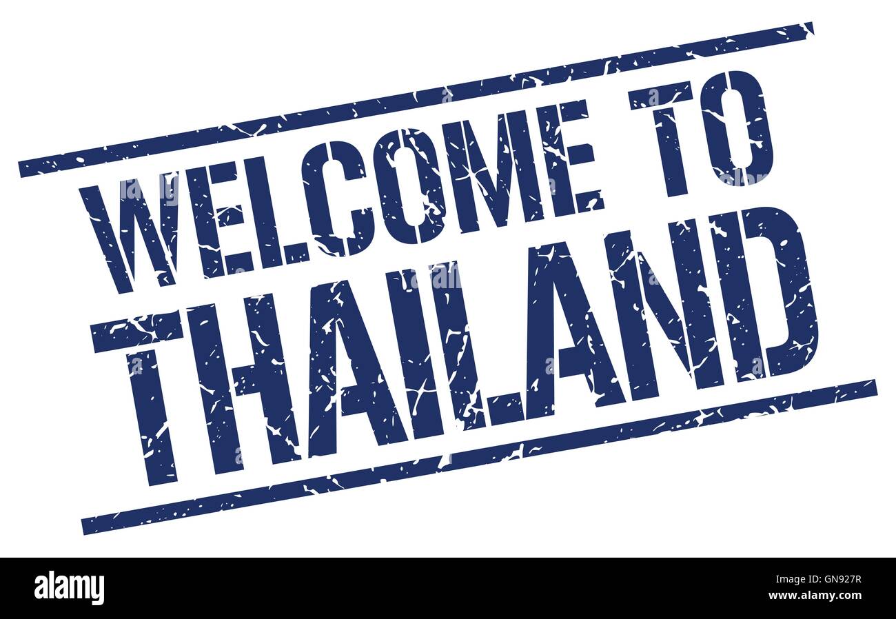 welcome to Thailand stamp Stock Vector Image & Art - Alamy