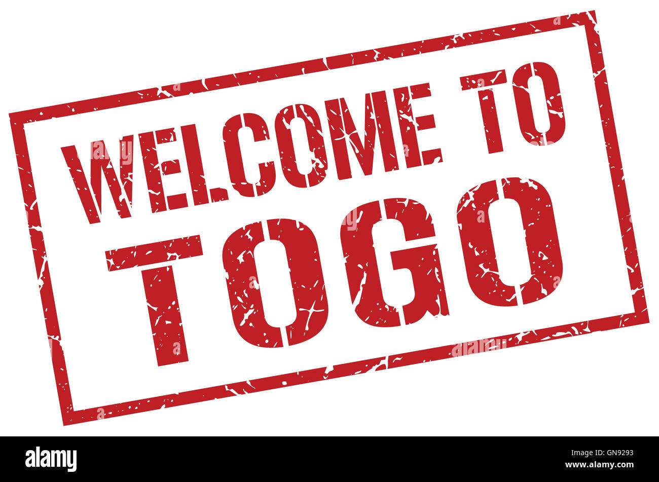 welcome to Togo stamp Stock Vector Image & Art - Alamy