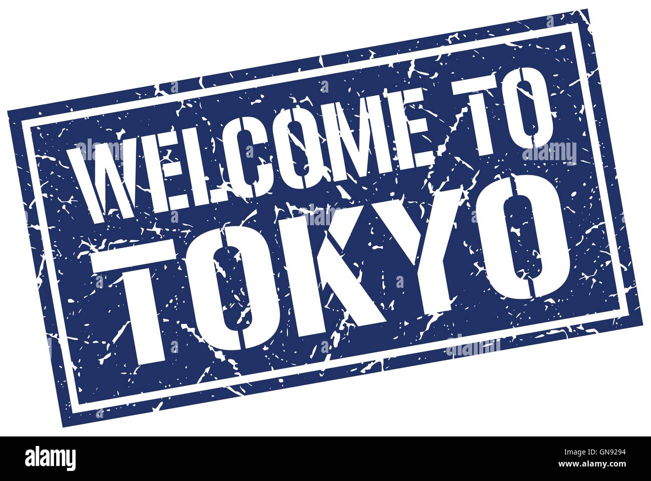 welcome to Tokyo stamp Stock Vector Image & Art - Alamy