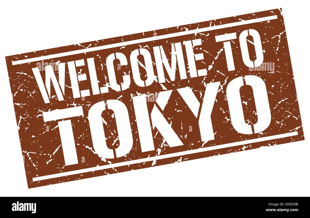 Welcome to tokyo Cut Out Stock Images & Pictures - Alamy