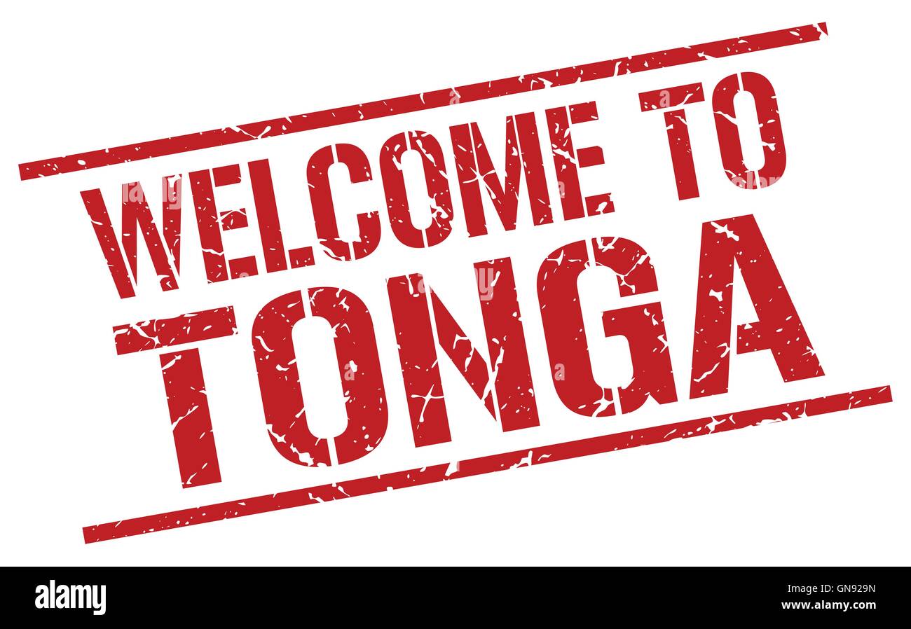 welcome to Tonga stamp Stock Vector Image & Art - Alamy