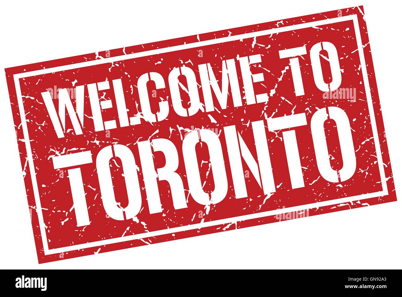 welcome to Toronto stamp Stock Vector Image & Art - Alamy