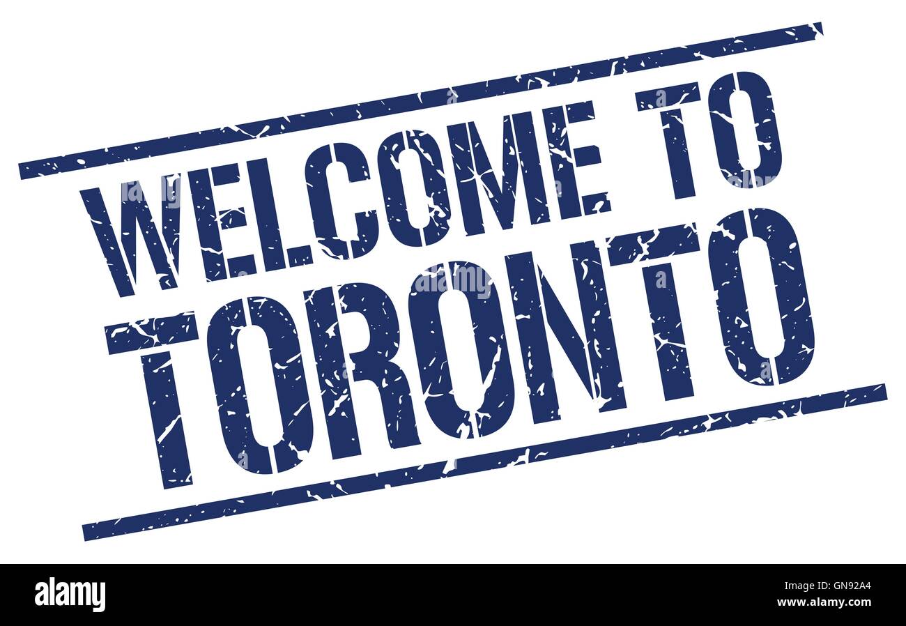 welcome to Toronto stamp Stock Vector Image & Art - Alamy