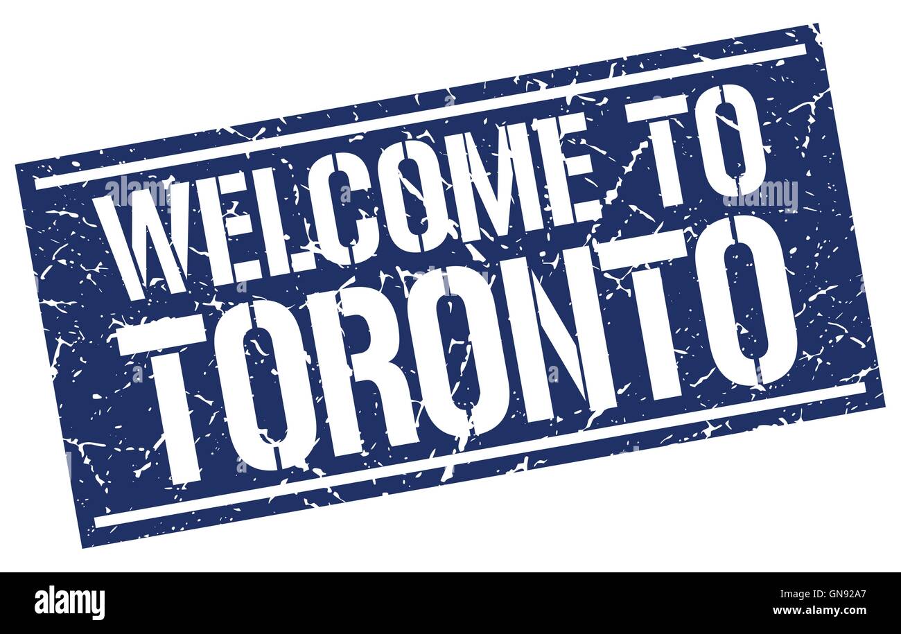 welcome to Toronto stamp Stock Vector Image & Art - Alamy