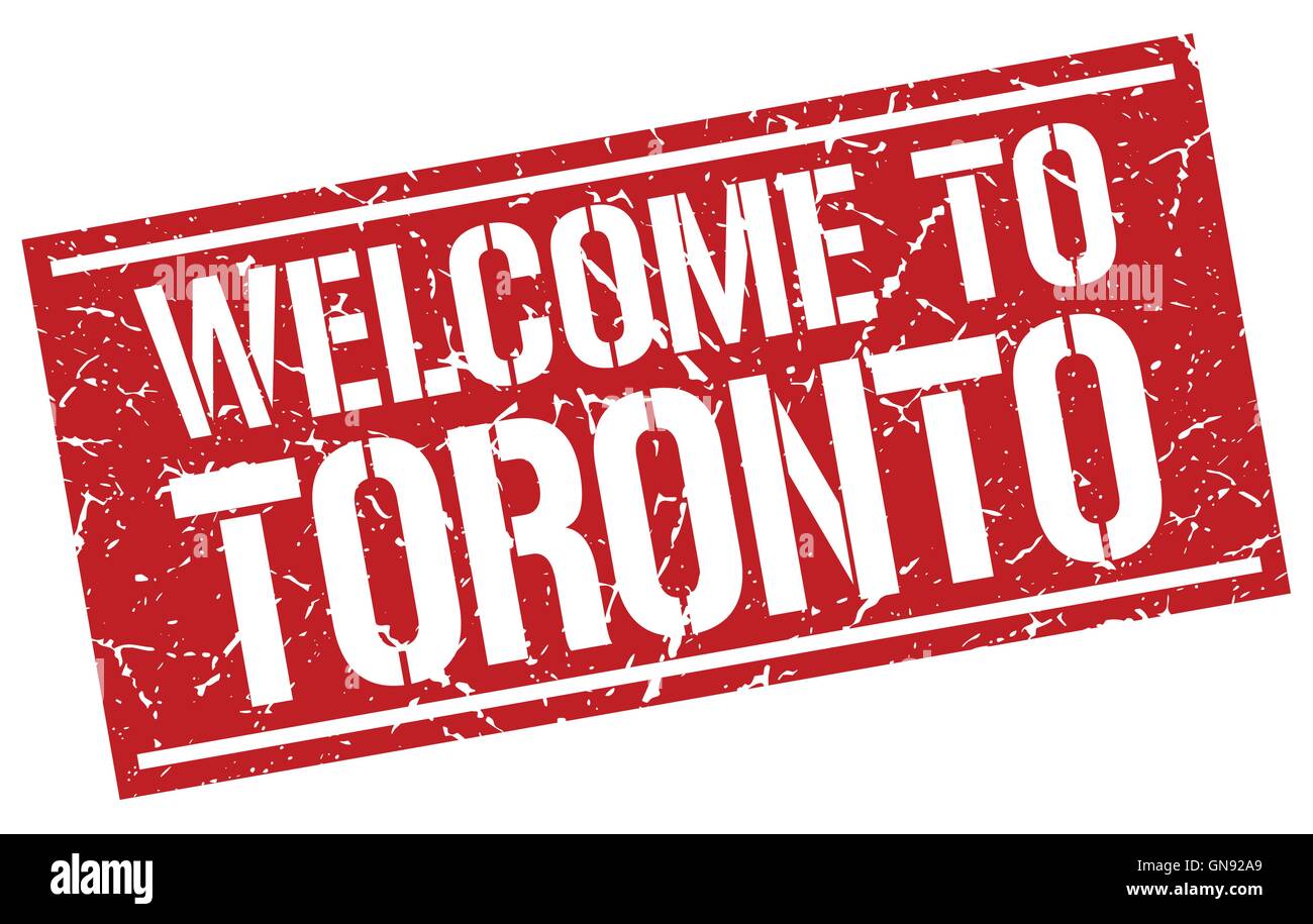 welcome to Toronto stamp Stock Vector Image & Art - Alamy