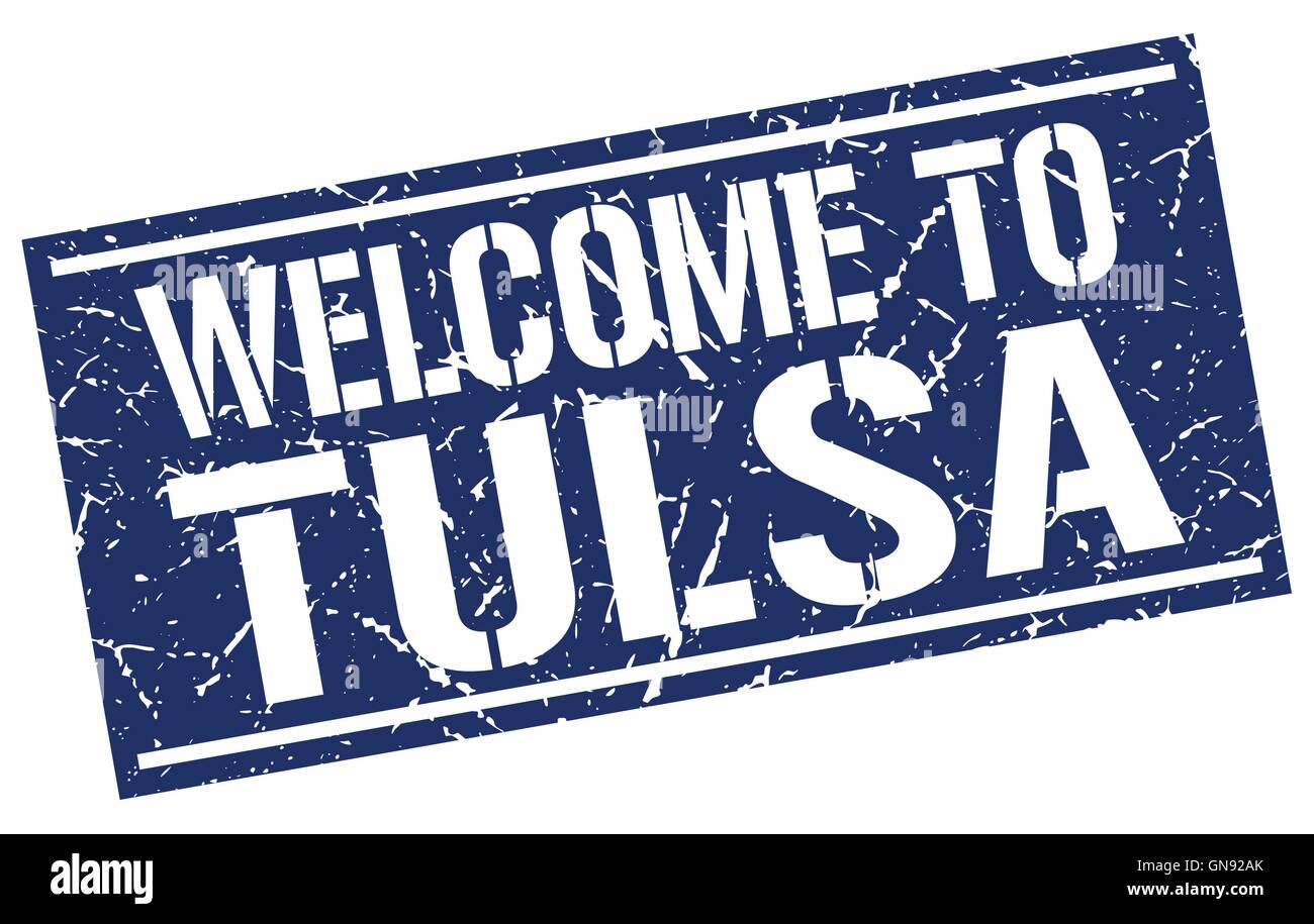 welcome to Tulsa stamp Stock Vector Image & Art - Alamy