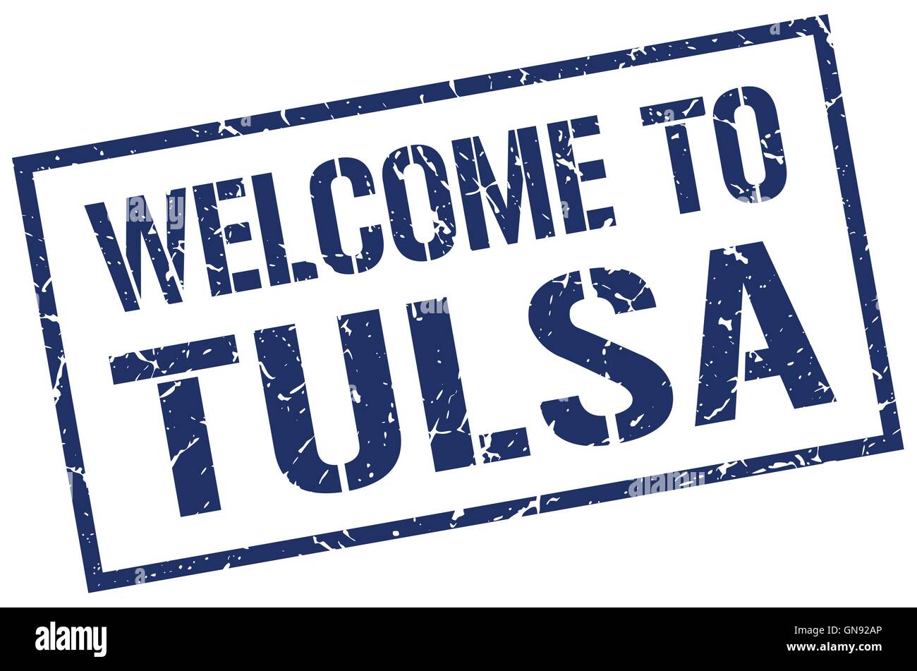 welcome to Tulsa stamp Stock Vector Image & Art - Alamy