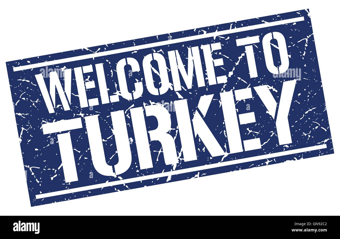 welcome to Turkey stamp Stock Vector Image & Art - Alamy