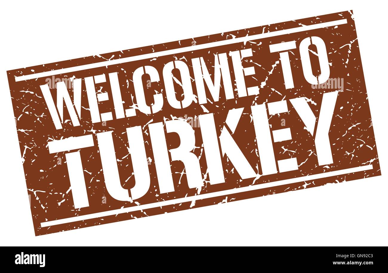 welcome to Turkey stamp Stock Vector Image & Art - Alamy
