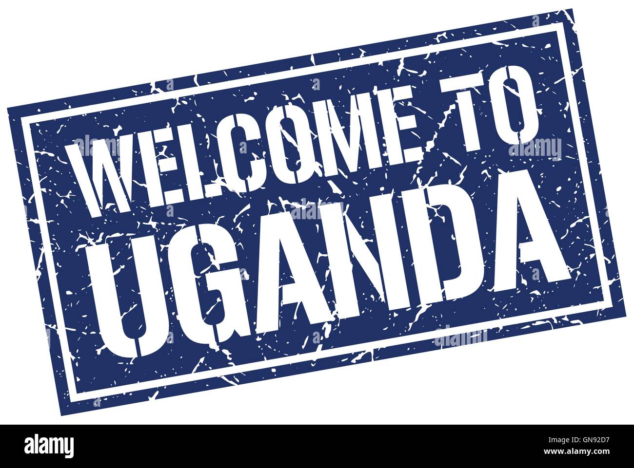 welcome to Uganda stamp Stock Vector Image & Art - Alamy