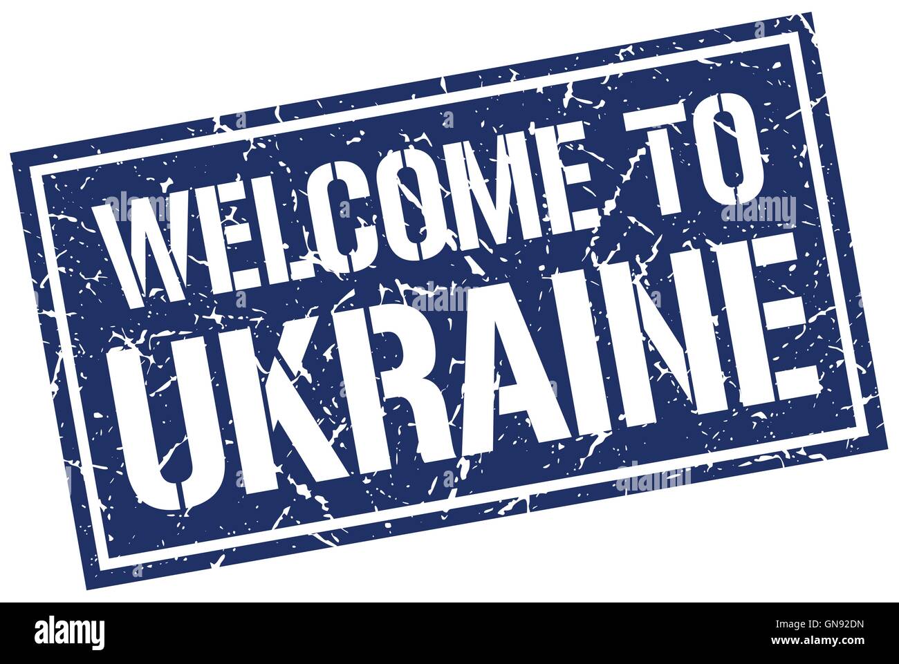 welcome to Ukraine stamp Stock Vector Image & Art - Alamy