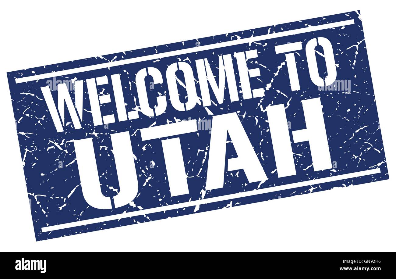 Utah stamp vector vectors hi-res stock photography and images - Alamy