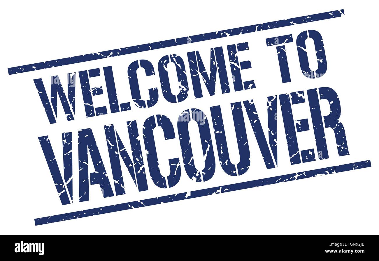 welcome to Vancouver stamp Stock Vector Image & Art - Alamy