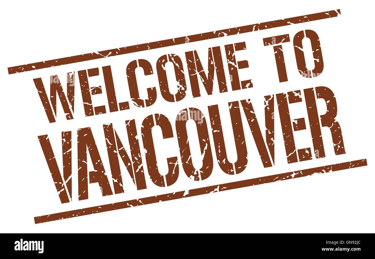 welcome to Vancouver stamp Stock Vector Image & Art - Alamy