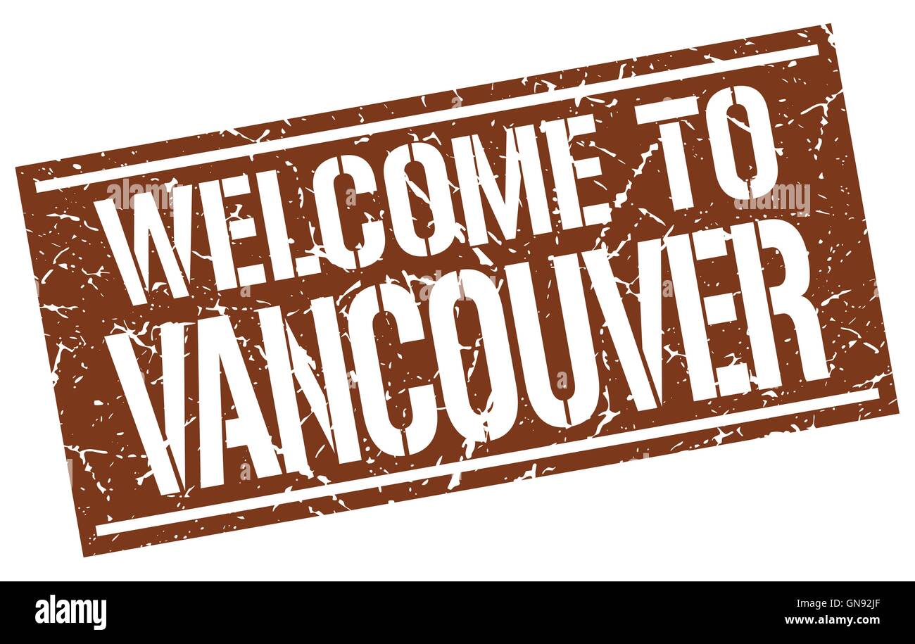 Welcome to vancouver Stock Vector Images - Alamy