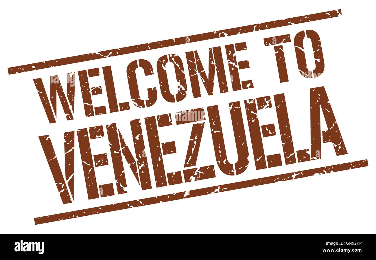 Welcome to venezuela Stock Vector Images - Alamy