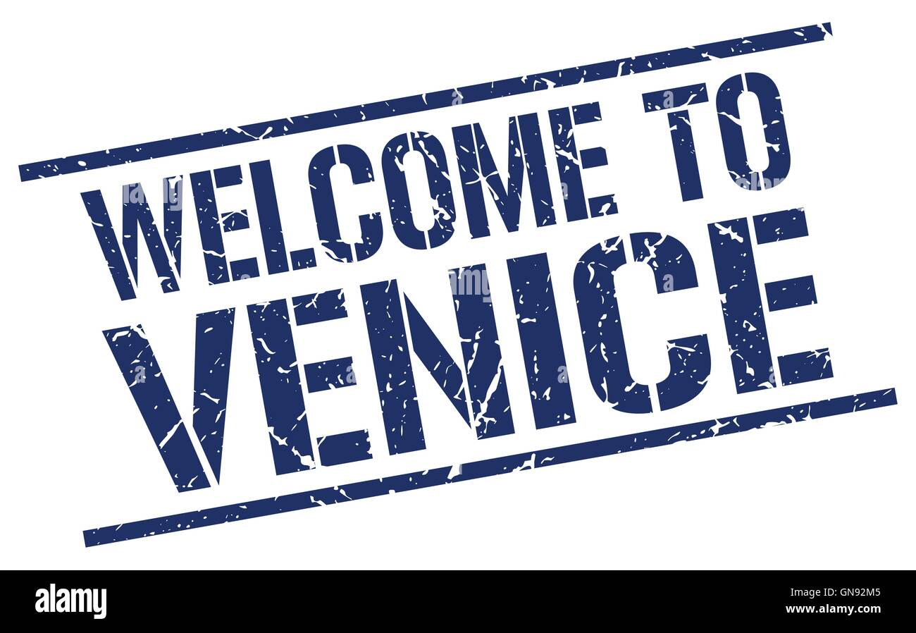 Welcome to venice Stock Vector Images - Alamy