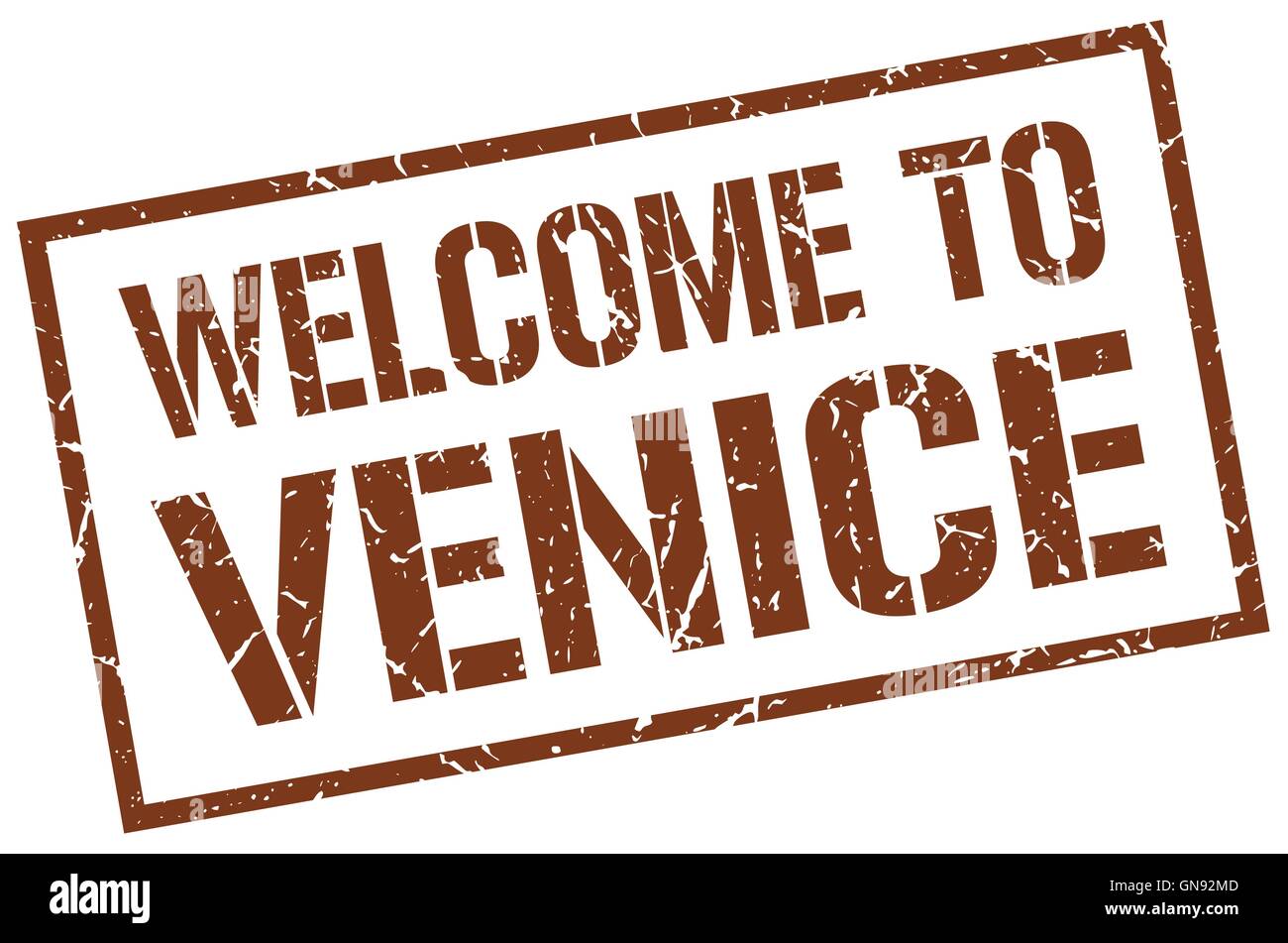 welcome to Venice stamp Stock Vector Image & Art - Alamy