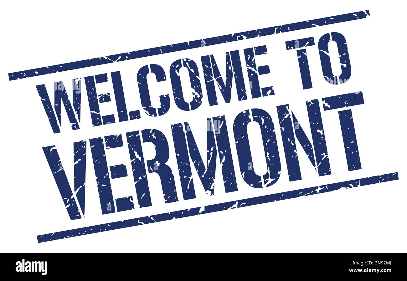 welcome to Vermont stamp Stock Vector Image & Art - Alamy
