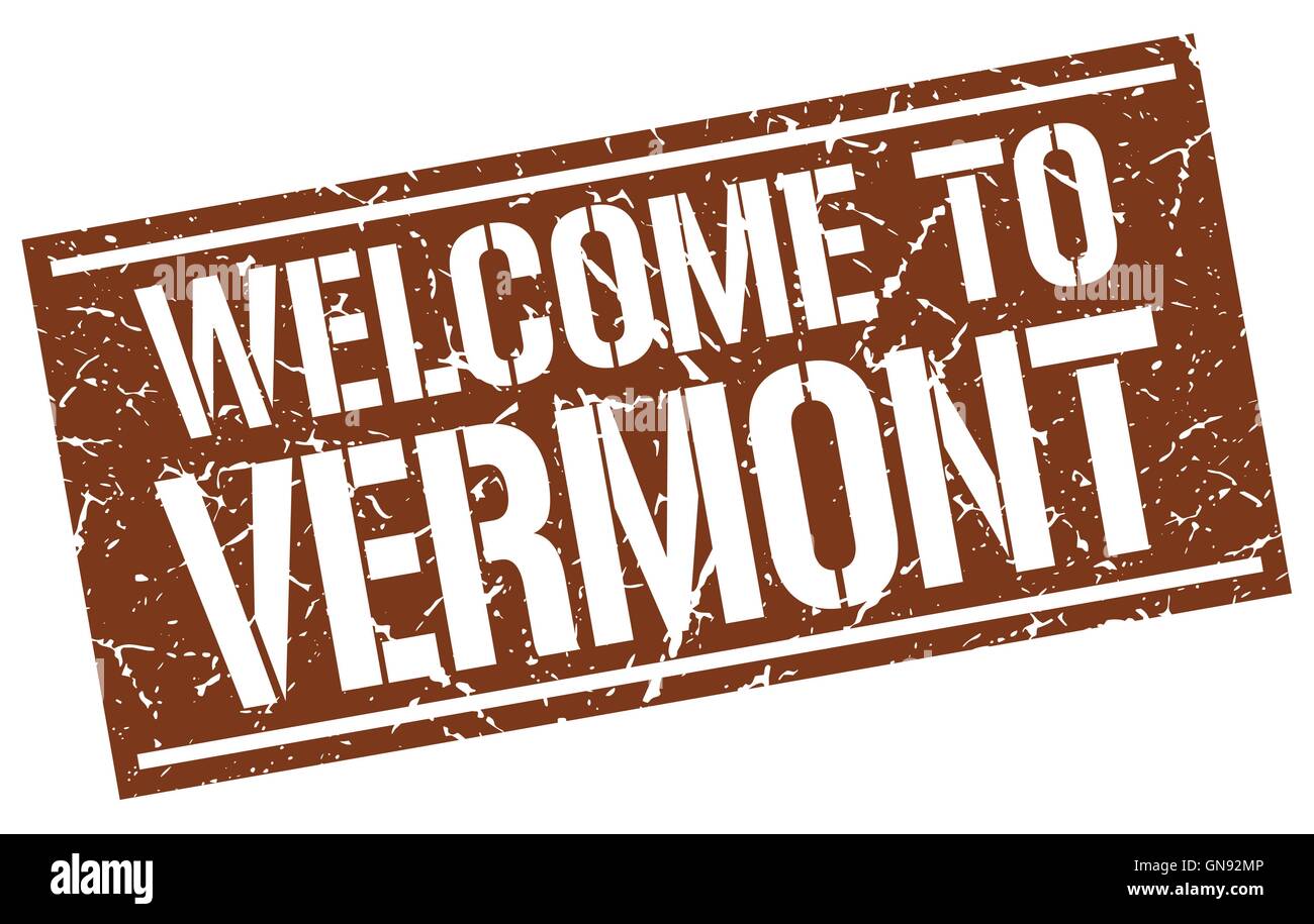 welcome to Vermont stamp Stock Vector Image & Art - Alamy